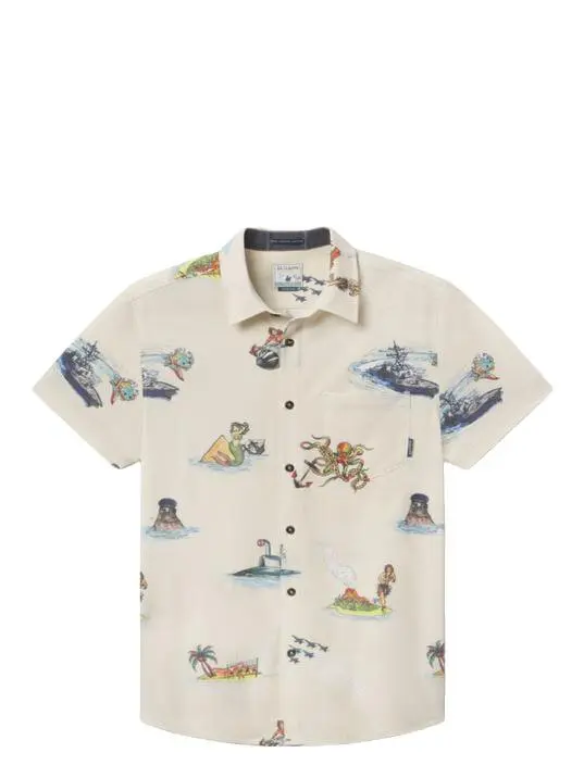 BAJA LLAMA Sailor Storiesvagabond Button Up - Cream
