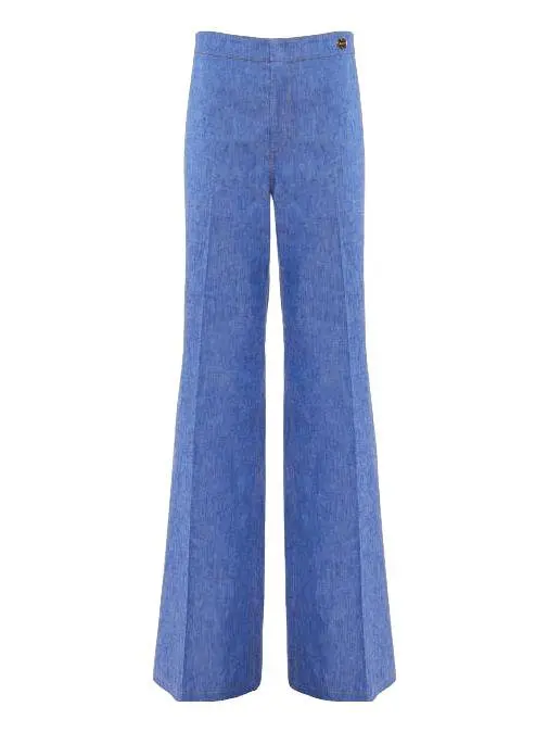 CALLAS MILANO Jane Stretch Denim Flare-leg Jeans - Blue