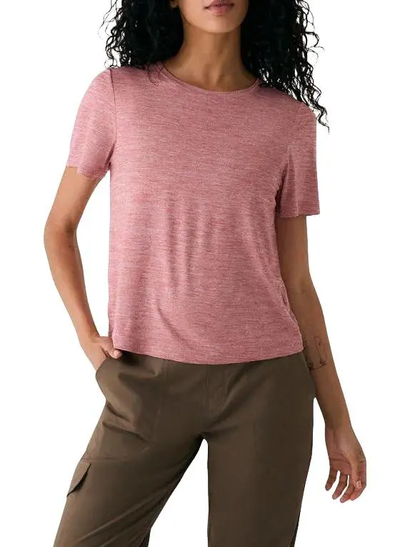 LOLE Vital Short Sleeve T-shirt - Desert Rose Heather