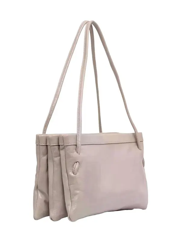 By Far Leather Shoulder Bag - Neutrals