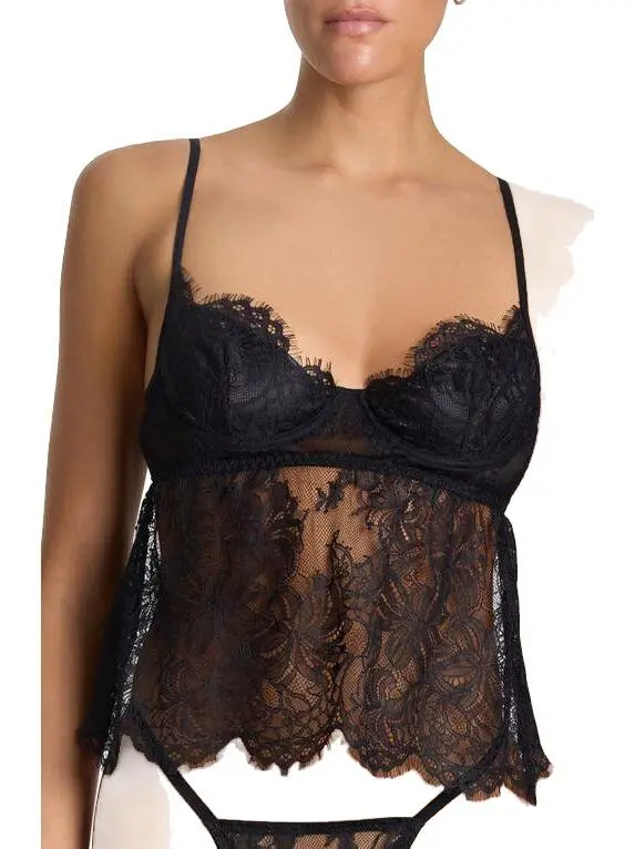 Hanky Panky X Lexi Wood Shannon Lace Camisole - Black