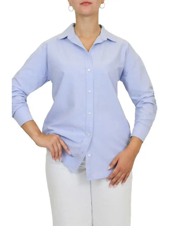 BEACHLUNCHLOUNGE Sydney Oversized Button-up Shirt - Classical Blue
