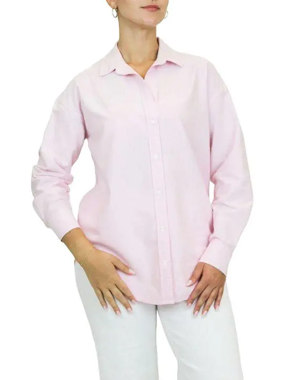 BEACHLUNCHLOUNGE Sydney Oversized Button-up Shirt - Classical Pink