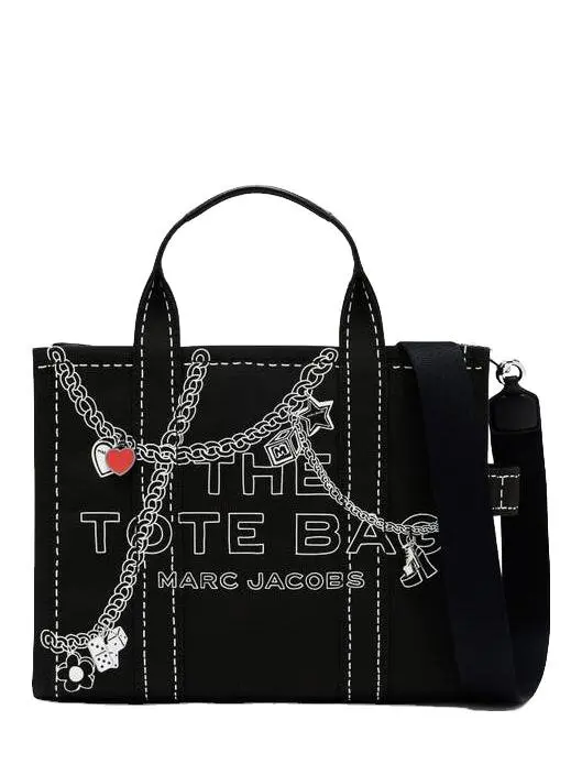 Marc Jacobs The Medium Canvas Tote - Black Multi