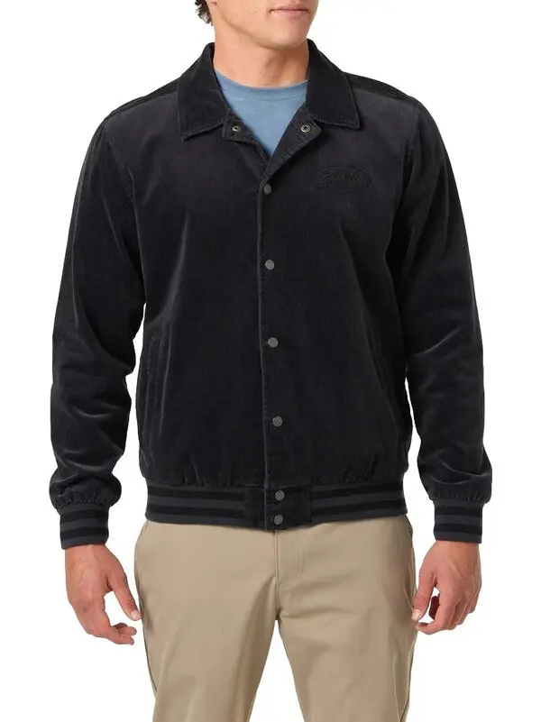 O'Neill Stretch Corduroy Varsity Jacket - Phantom