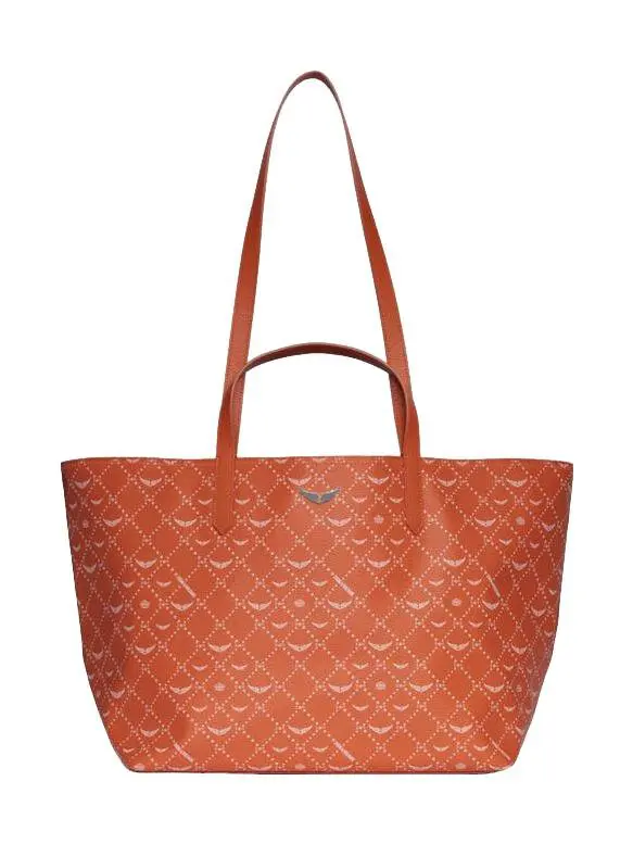 Zadig&Voltaire X-large Monogram Shopper Tote Bag - Flame