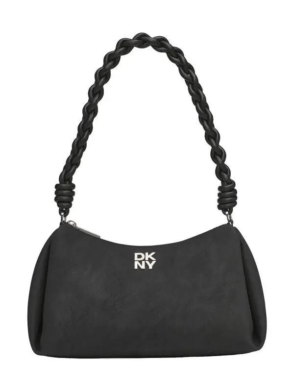 Dkny Remy Top-zip Shoulder Bag - Black/silver