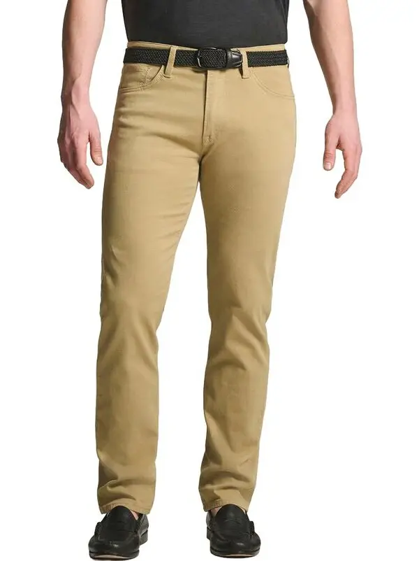 34 Heritage Textured Straight Leg Pants - Beige Honeycomb