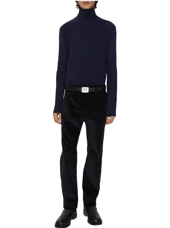 Burberry Slim-fit Corduroy Trousers - Twilight Blue