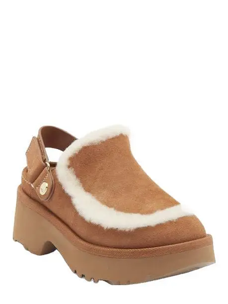 UGG Esmee Shearling Clog - Chestnut