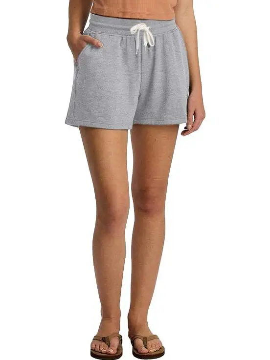 FREE FLY Lightweight Fleece Shorts - Light Heather Grey