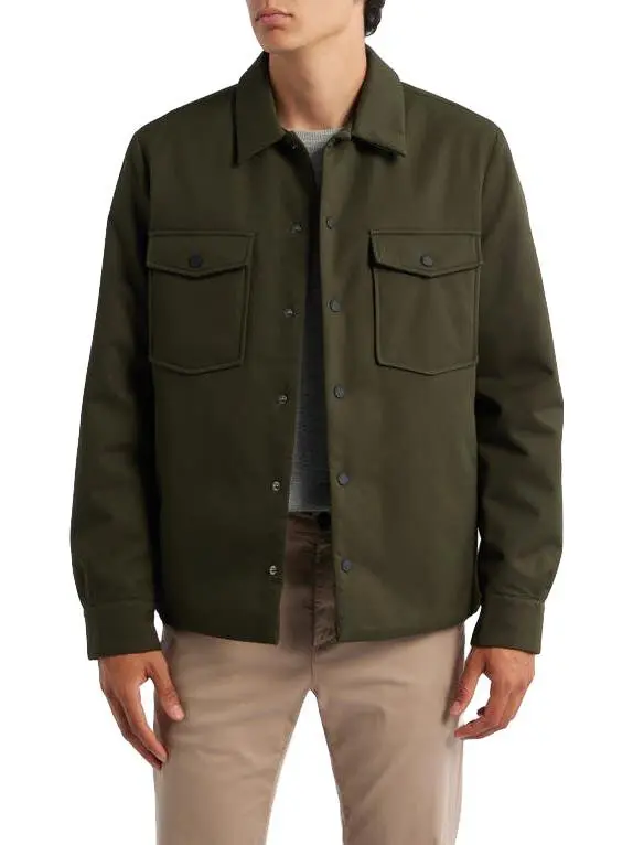 SAVE THE DUCK Kurtis Water-repellent Shirt Jacket - Land Green