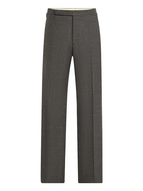 Ralph Lauren Gregory Worsted Flannel Pants - Grey Heather
