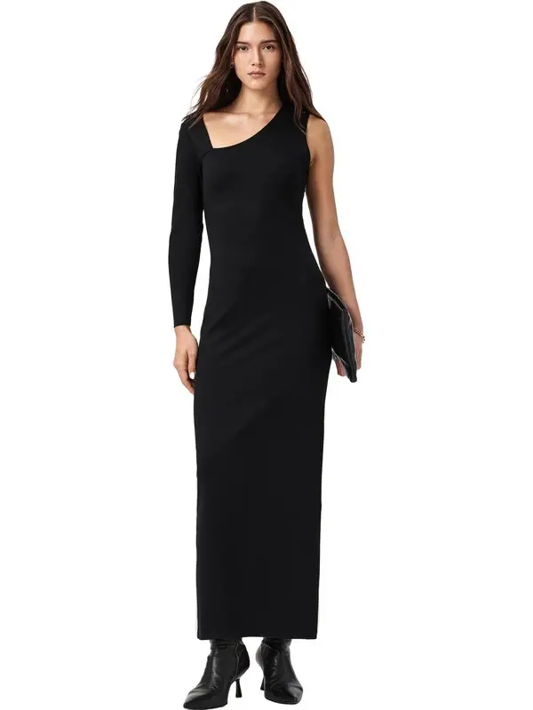 ALLSAINTS Ari Jersey Maxi Dress - Black