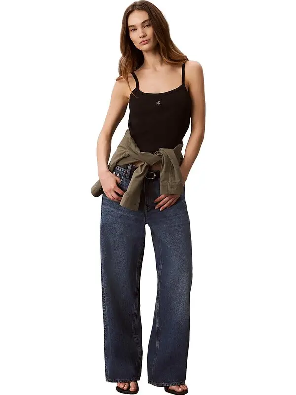 Calvin Klein Low Rise Baggy Jeans - Blue Rodeo