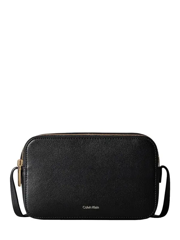 Calvin Klein Foil Logo Camera Bag - Black