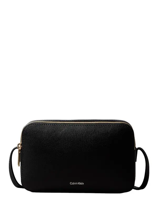 Calvin Klein Foil Logo Camera Bag - Black/toasted Coconut