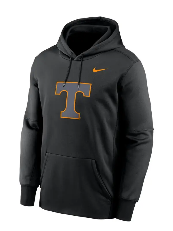 Nike Tennessee Volunteers Therma College Pullover Hoodie - Black