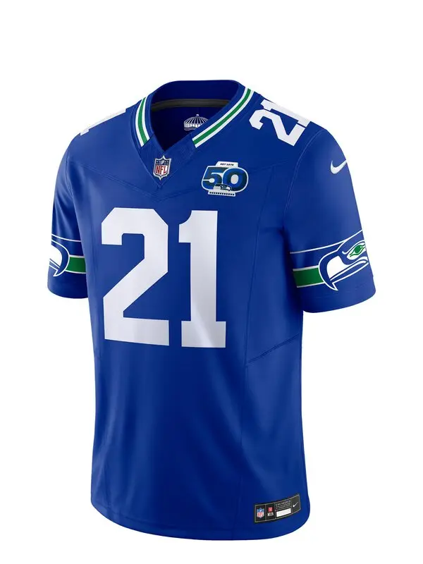 Nike Devon Witherspoon Seattle Seahawks 50th Anniversary Dri-fit Nfl Limited Jersey - Blue