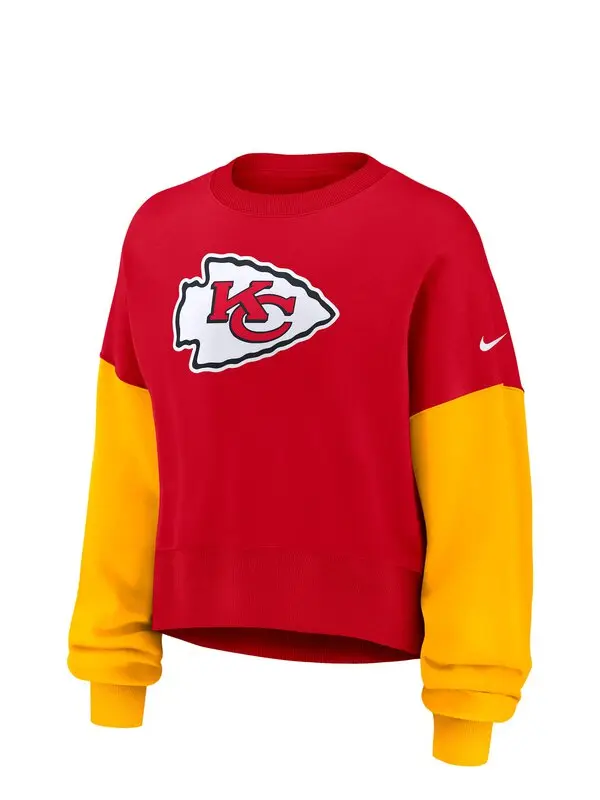 Nike Kansas City Chiefs Nfl Pullover Crew - Red