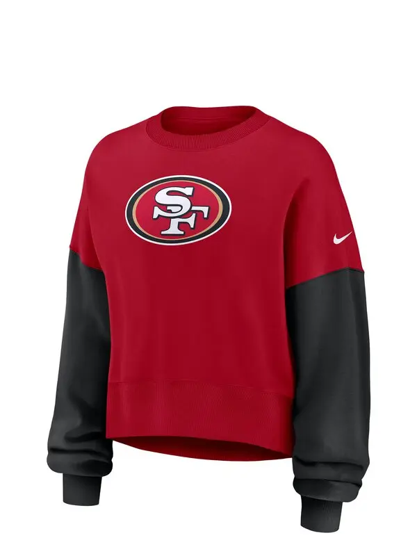 Nike San Francisco 49ers Nfl Pullover Crew - Red