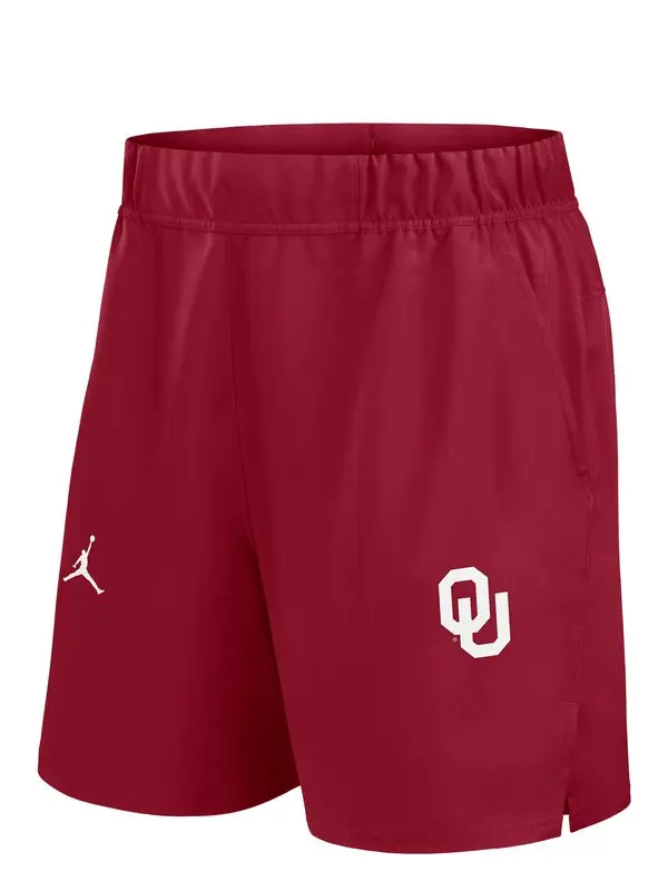 JORDAN Oklahoma Primetime Victory College Shorts - Red