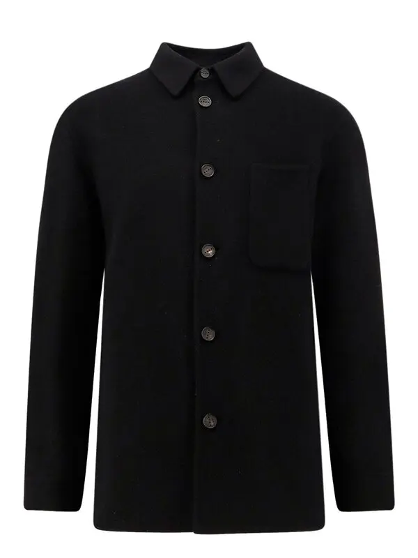 HEVO Bari Wool Coat - Black