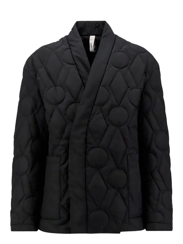HEVO Faeto Quilted Nylon Jacket - Black