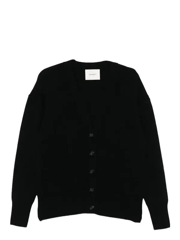 LISA YANG Cashmere V-neck Cardigan - Black