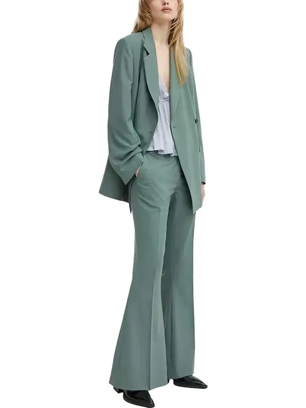 Tiger Of Sweden Veira Flared Trousers - Green