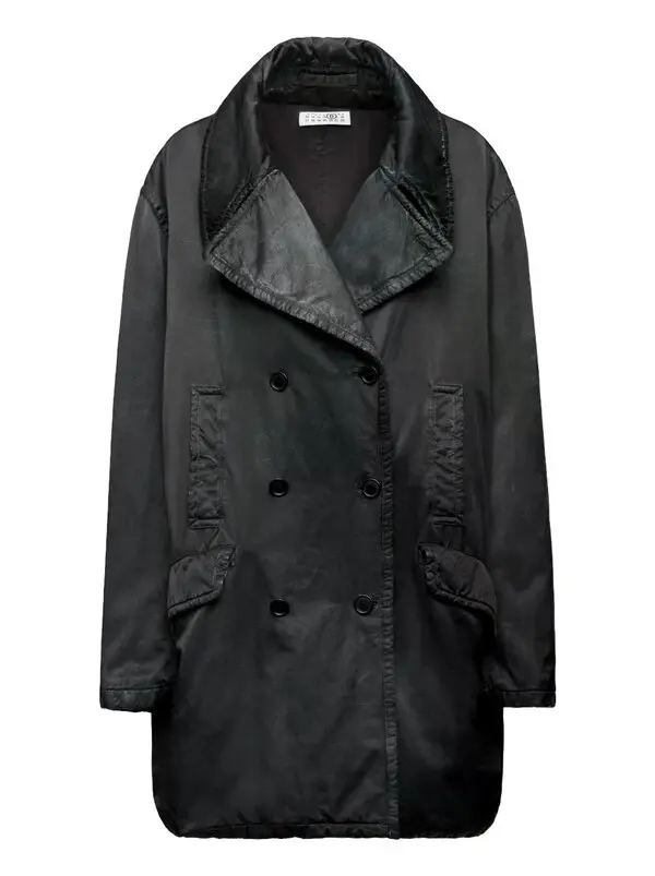 MAISON MARGIELA Double-breasted Coat - Black
