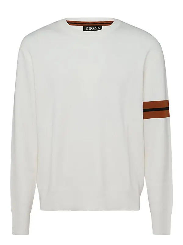 Zegna Cotton Knitwear - White