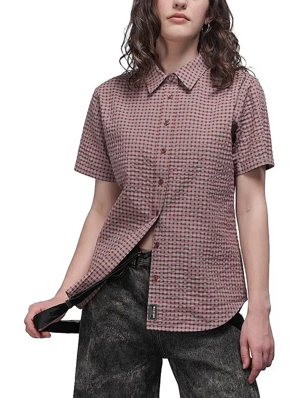 WILDFANG Essential Button-up Shirt - Cinnamon