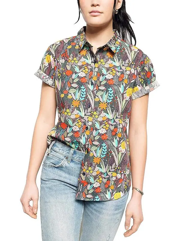 WILDFANG Essential Button-up Shirt - Oasis Multi