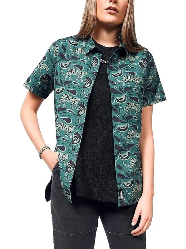WILDFANG Essential Button-up Shirt - Wander Forest Multi