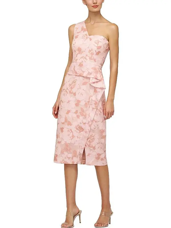 KAY UNGER Dariana Cocktail Dress - Pink