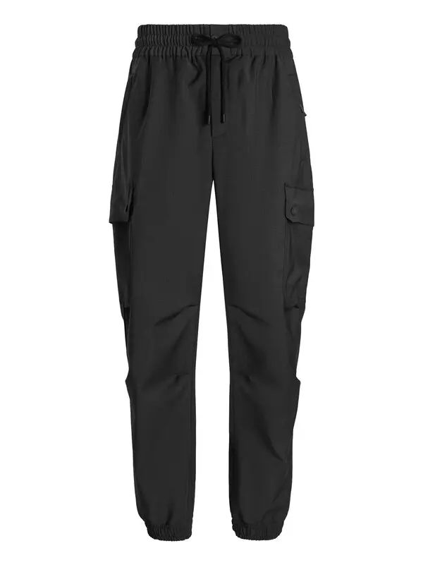 Dolce & Gabbana Wool Canvas Cargo Trousers - Grey