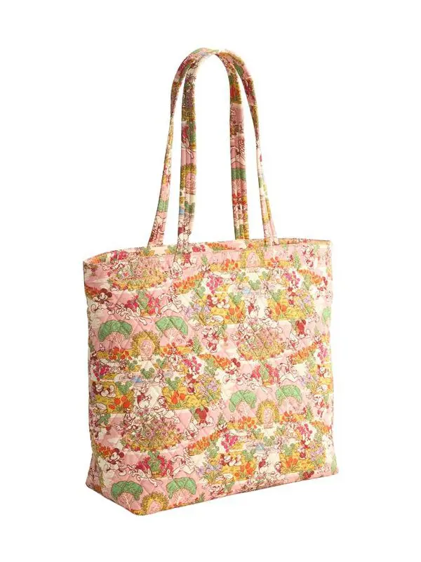 VERA BRADLEY Disney Mickey's Promenade Original Zip Tote - Pink/green