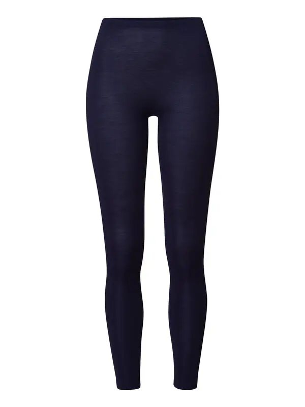 Hanro Woolen Silk Leggings - Navy