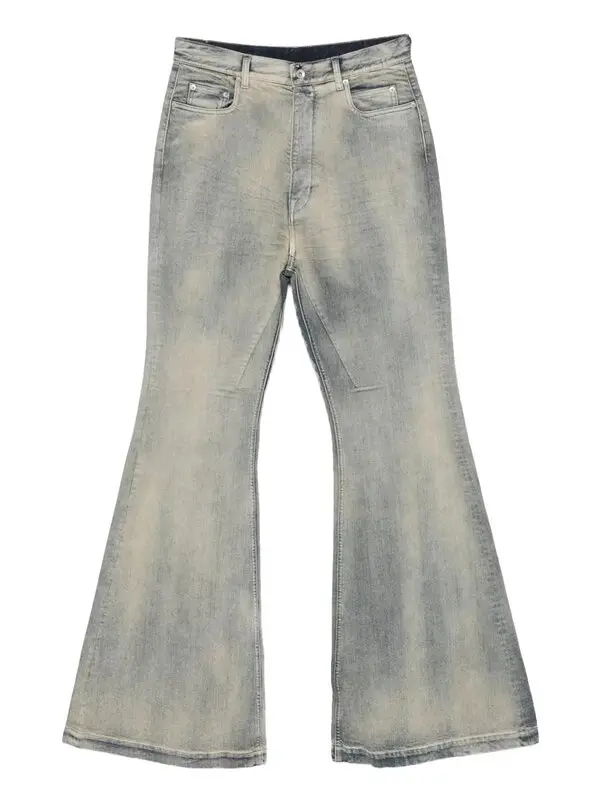 Rick Owens Bolan Flared Jeans - Blue