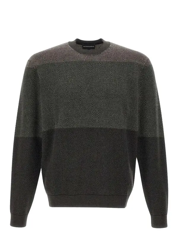 Emporio Armani Round Neck Sweater - Green