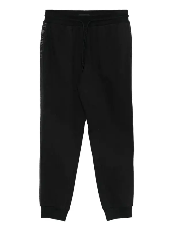 Emporio Armani Logo-detail Track Pants - Black