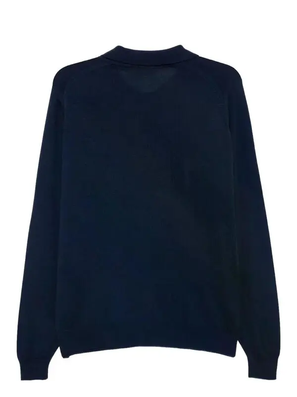 John Smedley Knitted Cardigan - Blue