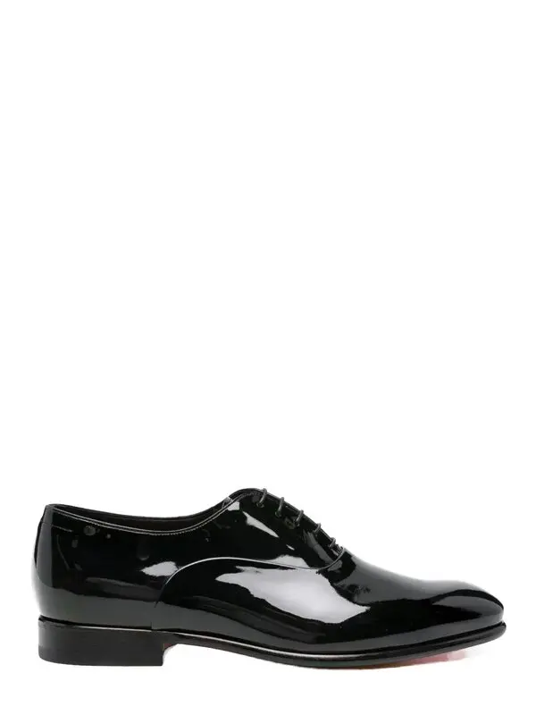 Santoni Lace-up Oxford Shoes - Black