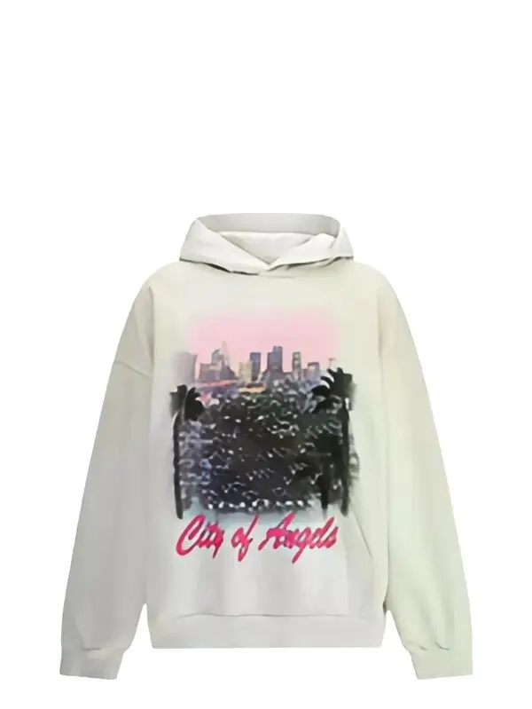 Balenciaga Los Angeles Cityscape Hoodie - White