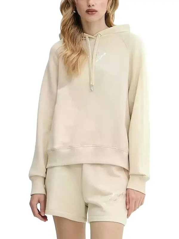 Armani Exchange Logo Hoodie - Neutrals
