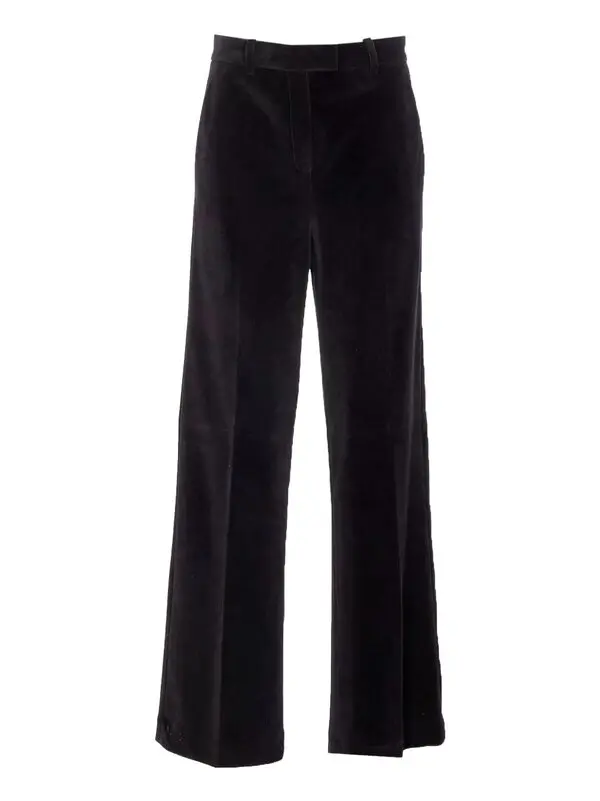 CIRCOLO 1901 Velvet Trousers - Black