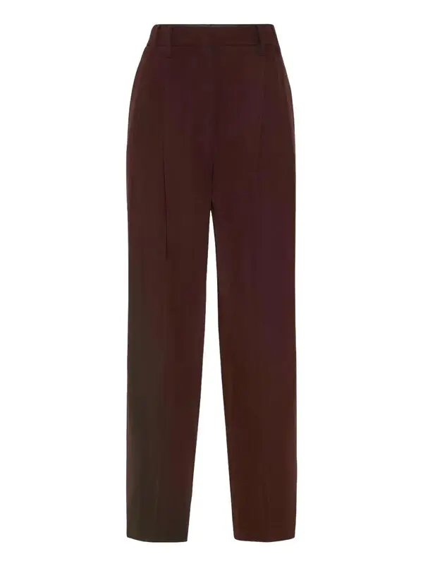 Brunello Cucinelli Pleated Trousers - Red