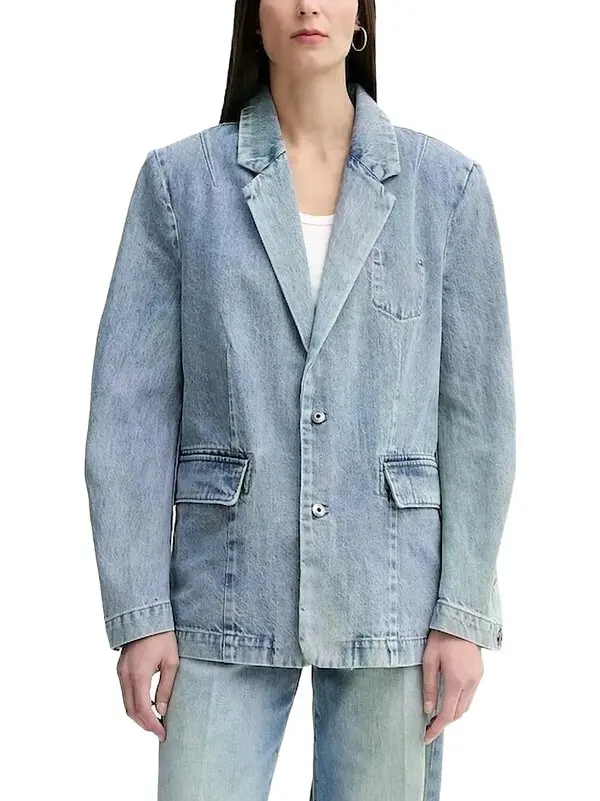 G-star Raw Single-breasted Denim Blazer - Blue
