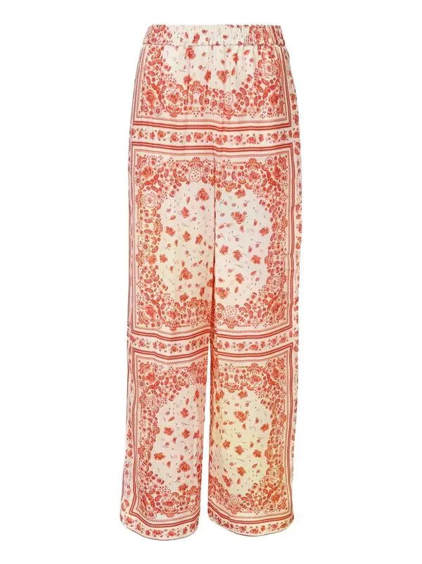 Fendi Bandana-print Trousers - White